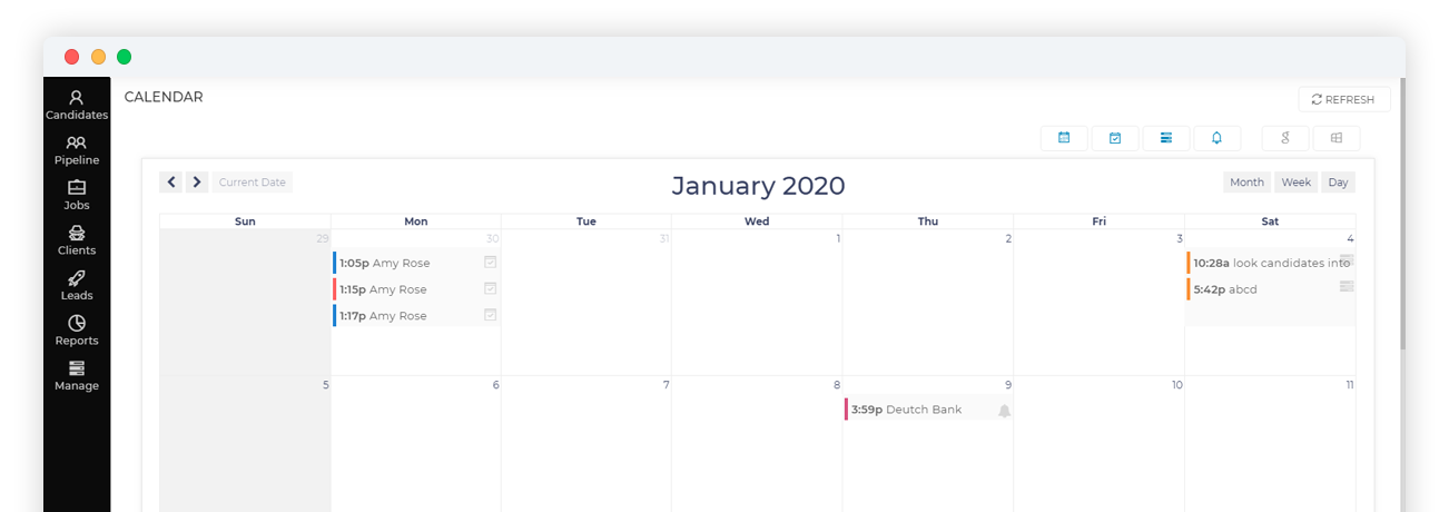 Organise your day to day recruitment activities with our ATS